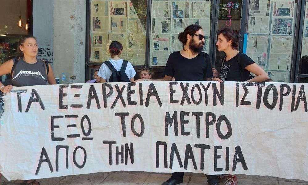 Residents of Athens’ historic Exarchia Square resist…