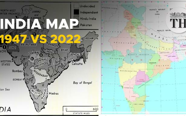 Watch| How the India map has changed since 1947
