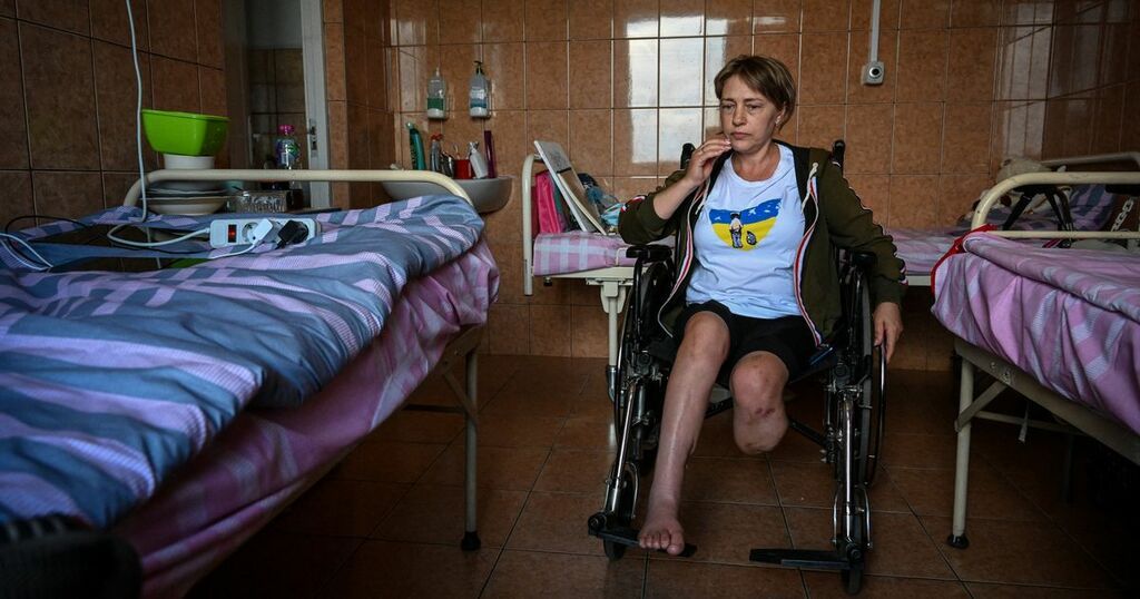 Ukrainian mum and daughter who lost legs in train…
