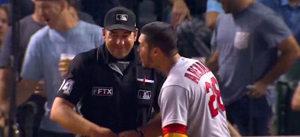 MLB fans crushed this ump for smiling after ejecting…