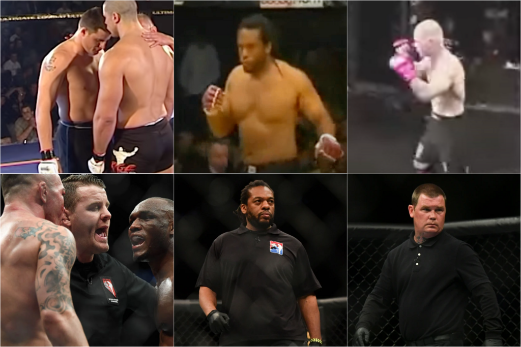 6 frequently used UFC referees who competed as MMA…