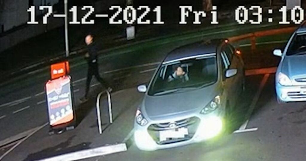 The haunting moment killer Lewis Haines walks past mum… The haunting moment killer Lewis Haines walks past mum…