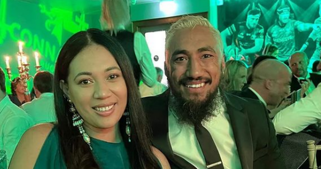 Inside Bundee Aki's family life as wife Kayla gives…