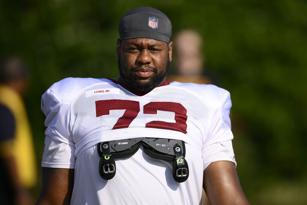 Commanders offensive line getting healthy at the…