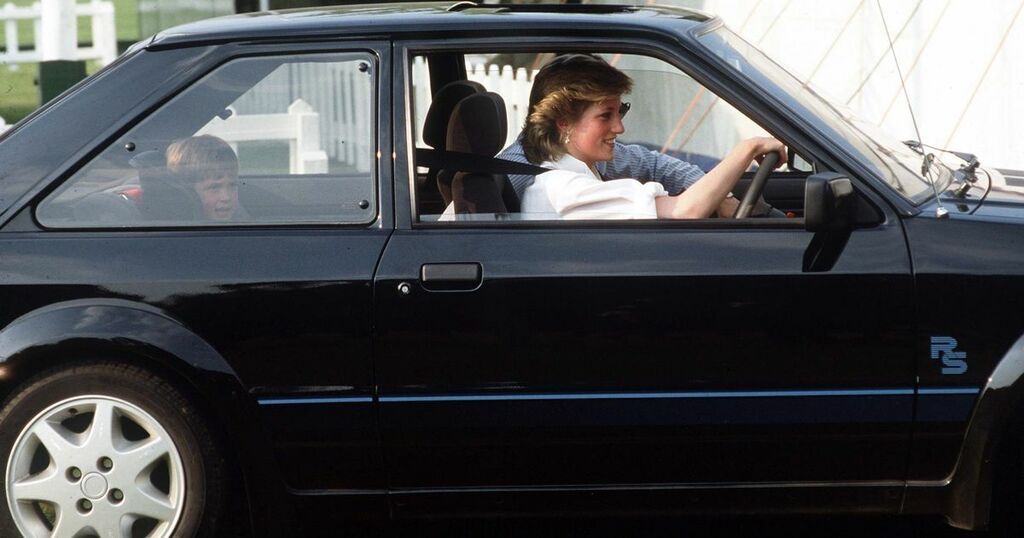 Princess Diana's Ford Escort she owned in the 80s…
