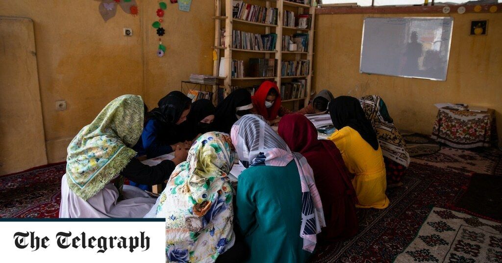 Inside the secret schools where Afghan girls learn in…