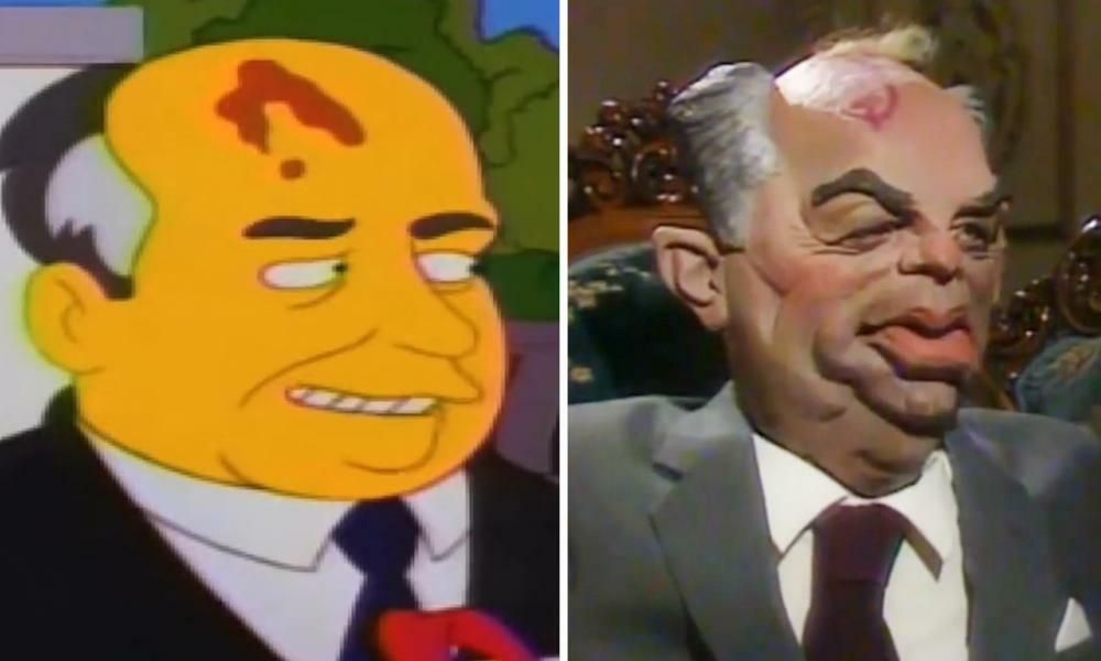 From Simpsons to Spitting Image: Gorbachev the pop…