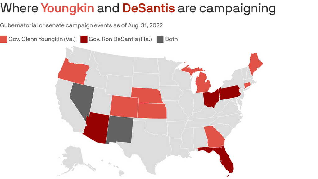 One map, two routes: Youngkin, DeSantis chart paths to…