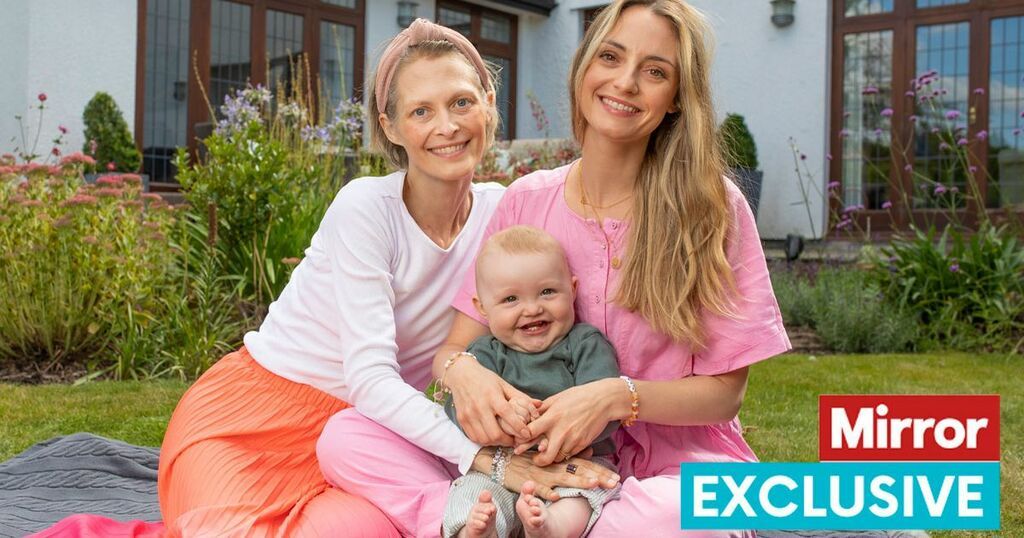 Women fall in love and have a baby together after same…