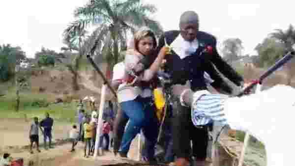 Watch | Bridge collapses in Congo during…