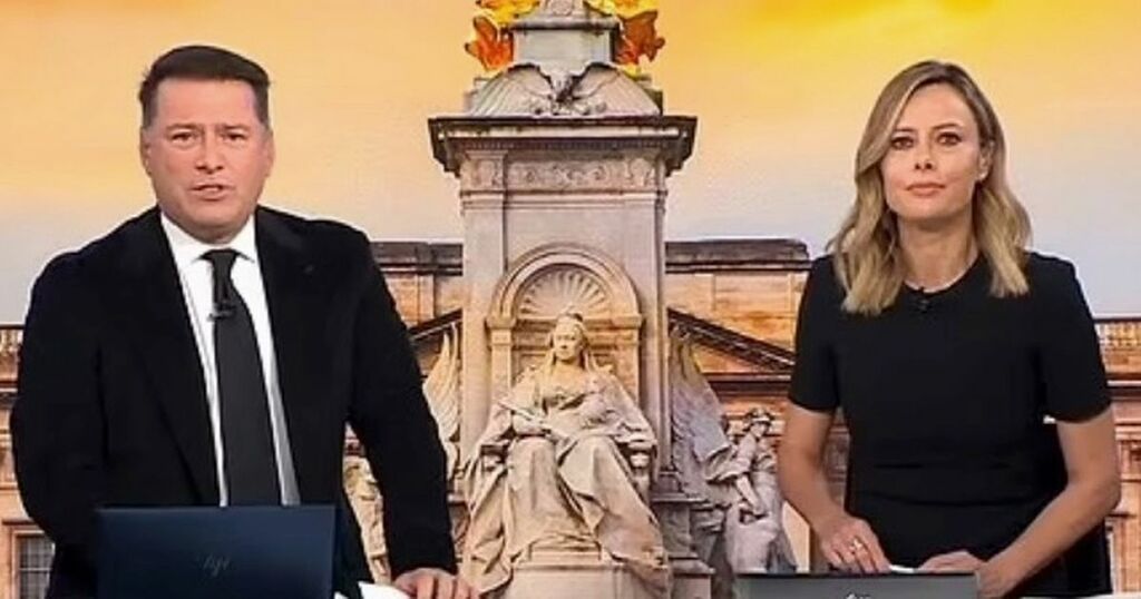Australian TV hosts wear black in tribute to Queen…