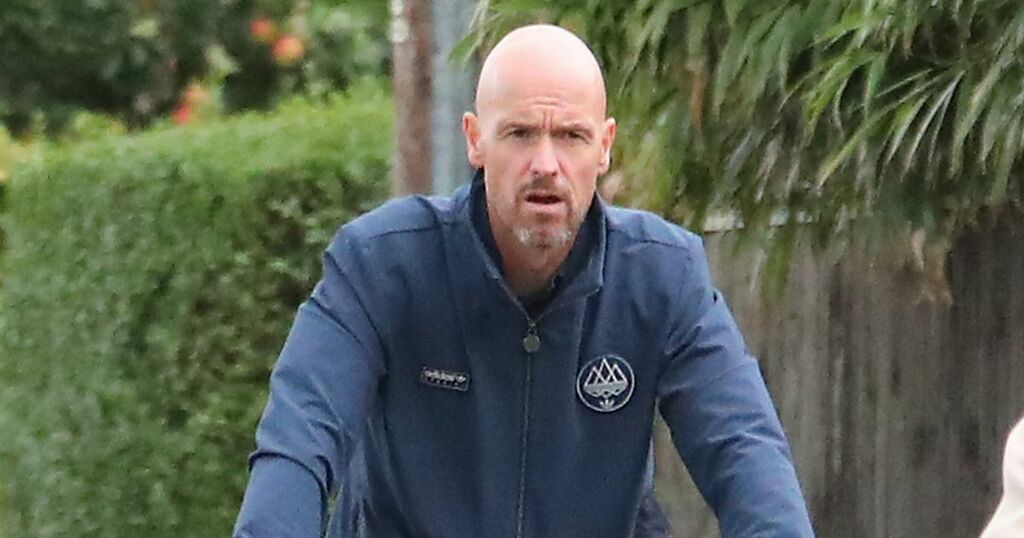 Man Utd boss Erik ten Hag and wife Bianca enjoy bike…