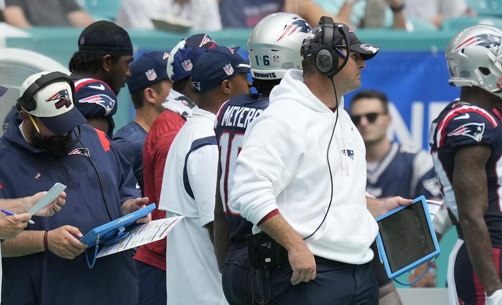 NFL Week 1 Awards: Joe Judge wearing a hoodie in…