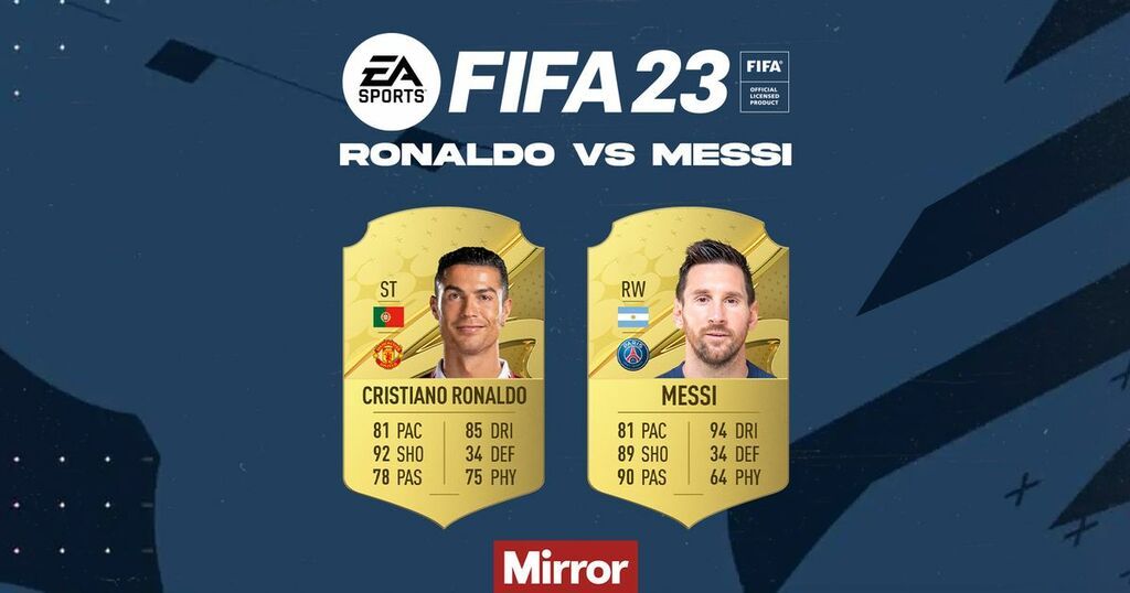Lionel Messi vs Cristiano Ronaldo: FIFA 23 player…