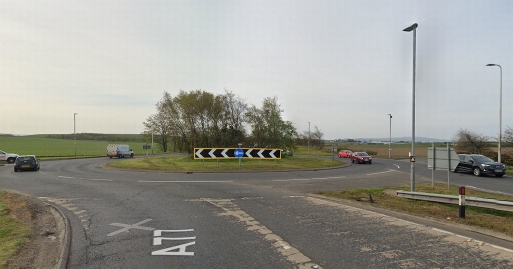 Emergency services race to A77 roundabout after crash…