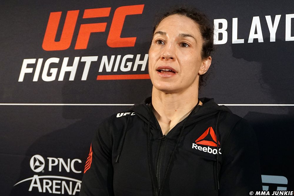 Sara McMann reacts to Aspen Ladd’s UFC Fight Night 210…