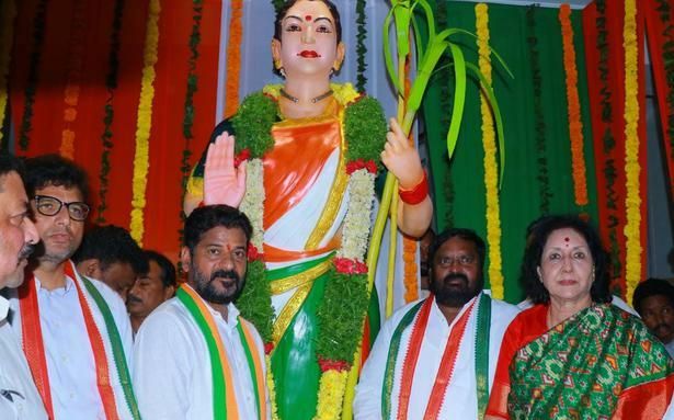 This Telangana Talli statue is a tribute to the rural…