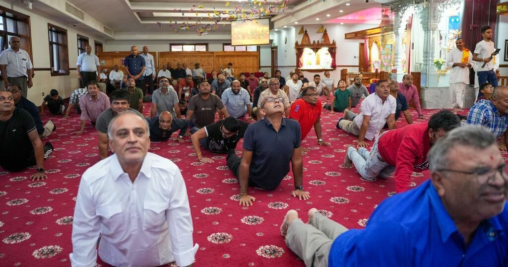 Inside the oldest and largest Hindu temple in Wales as…