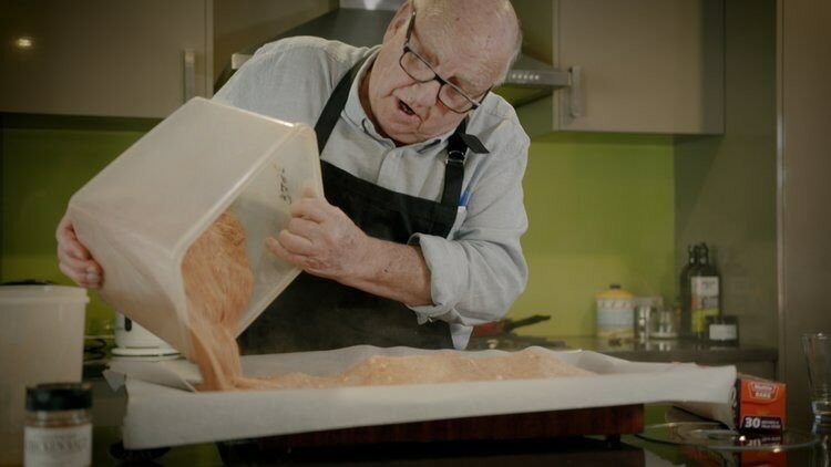 Chicken salt inventor Peter Brinkworth the main…