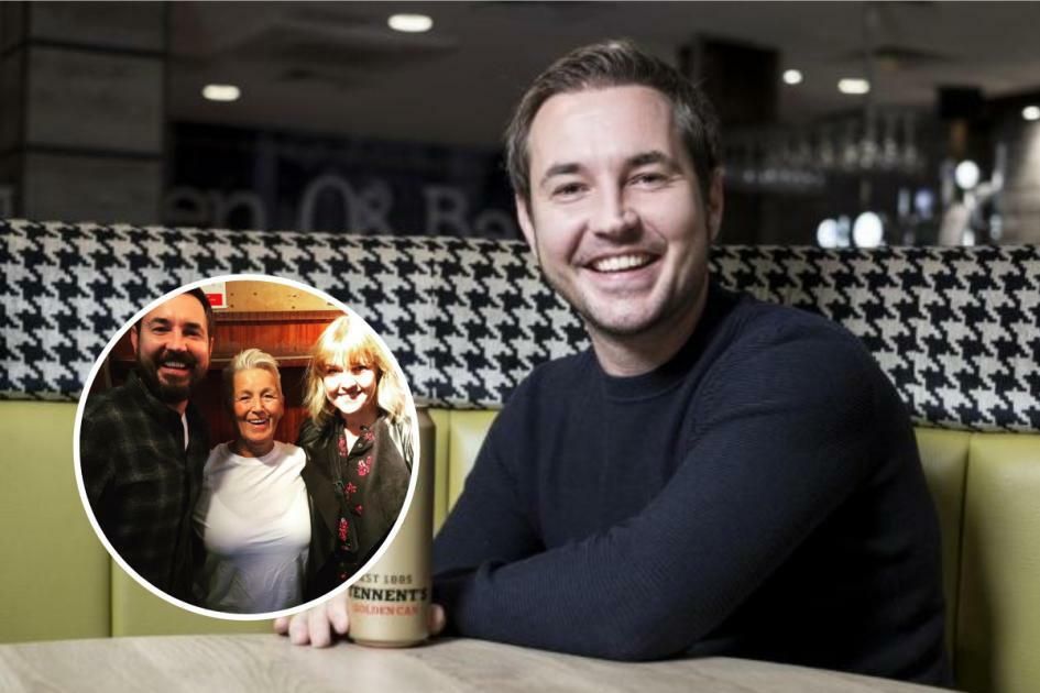 Martin Compston spotted filming new BBC drama in…