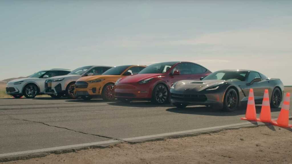 Genesis GV60 Drag Races Three Electric SUVs And A...…