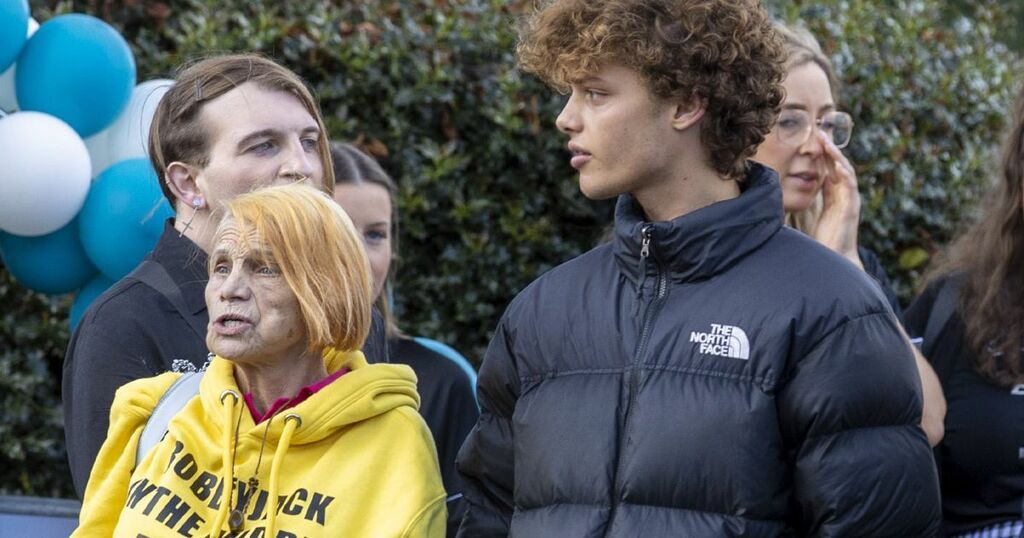 Jade Goody's mum makes frail public appearance with…