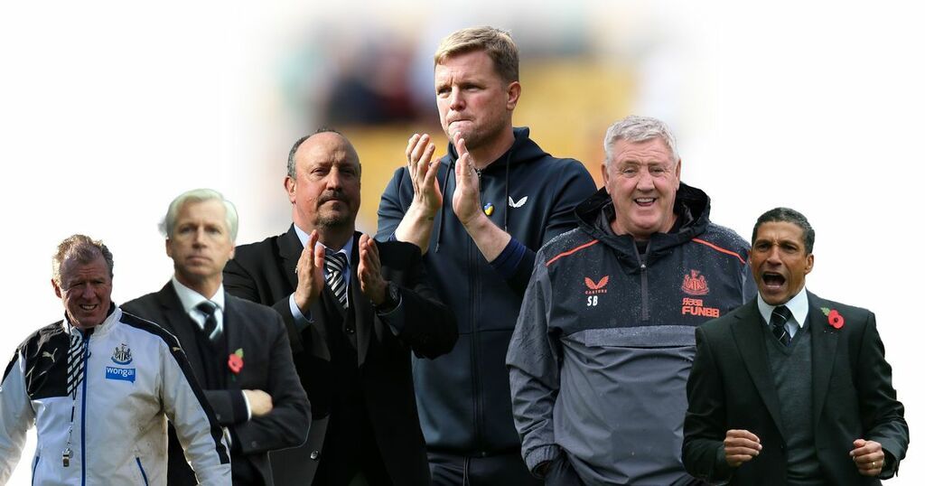Newcastle United's recent record after seven games:…