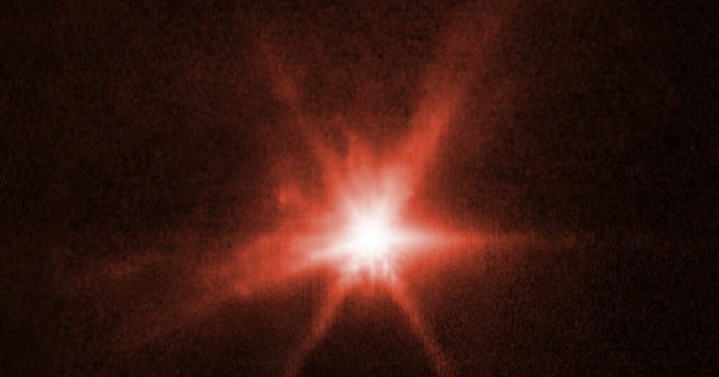 Nasa releases new images of ‘planetary defence test’…