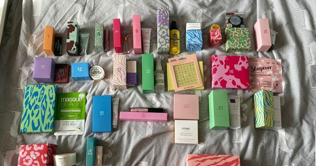 I tried the £85 ASOS 2022 beauty advent calendar…