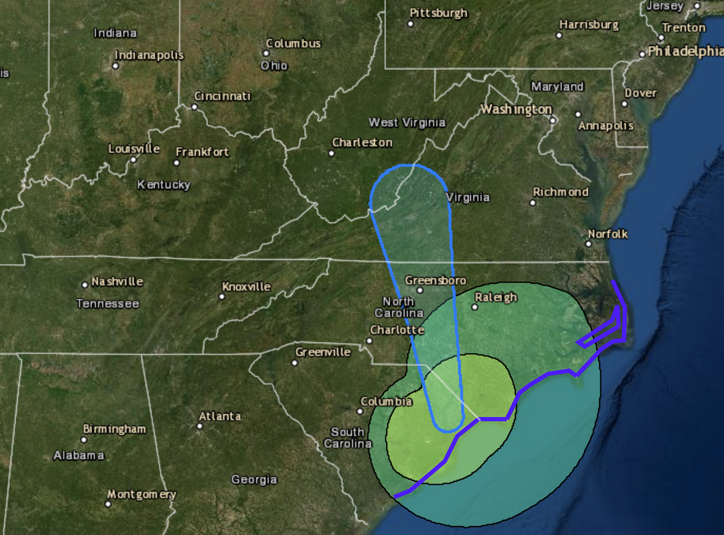 What path is Hurricane Ian taking?