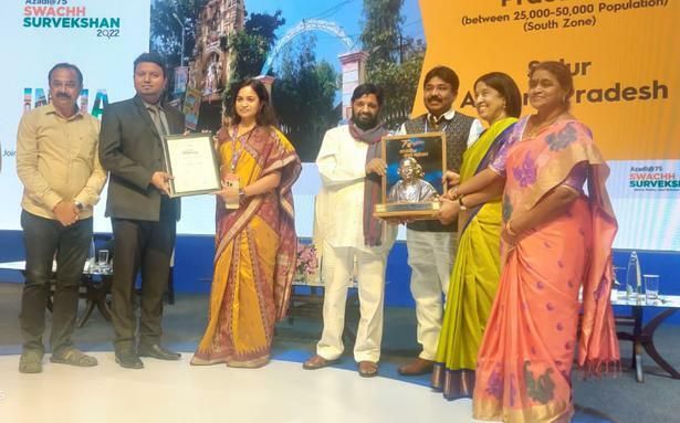 Andhra Pradesh: Saluru municipality gets national…