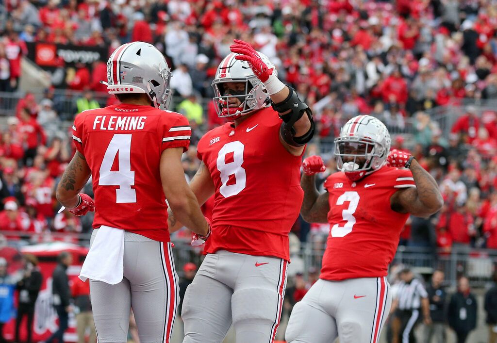 Updated ESPN FPI game-by-game chances of Ohio State…
