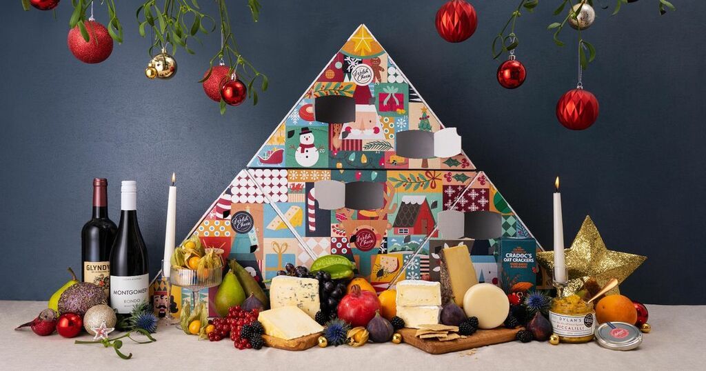 The giant advent calendar with 4kg of Welsh cheese you…