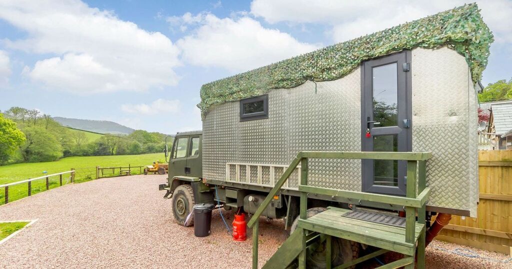 The cool converted army truck called Big Daf where you…