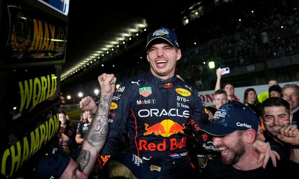Max Verstappen’s imperious march to second F1 title is…