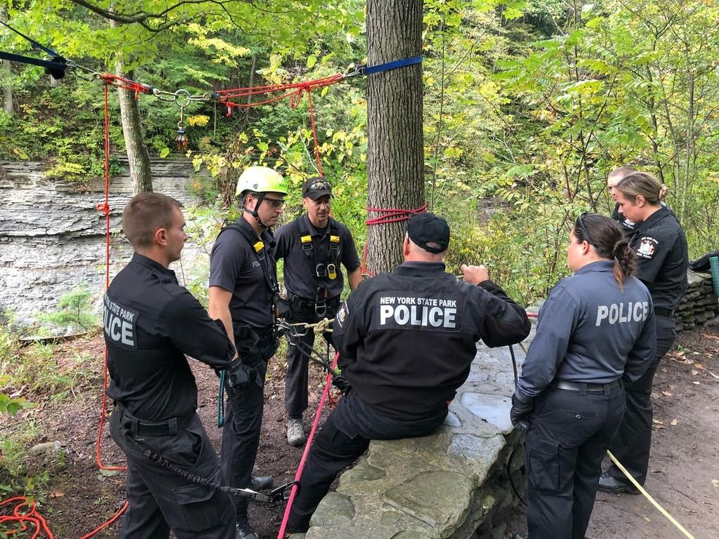 13-year-old girl rescued after falling 150 feet down…