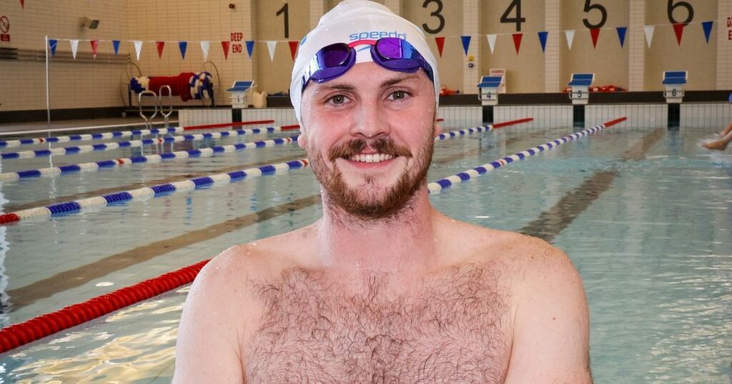 Two times Olympic swimmer Ross Murdoch helps to…