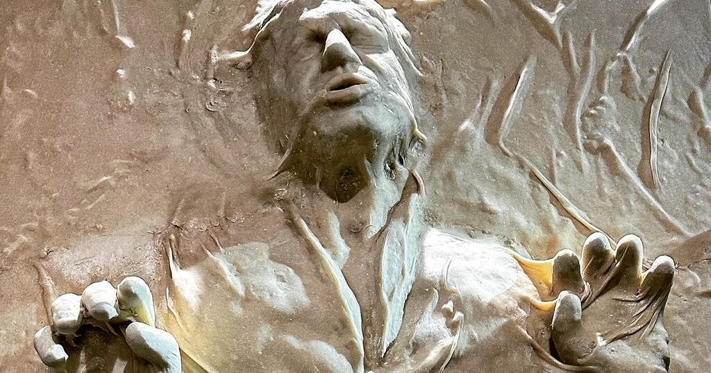Han Solo frozen in carbonite recreated in bread by…