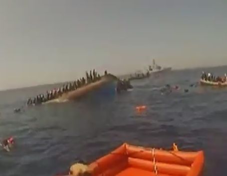 Refugee crisis: Video shows the moment boat carrying…
