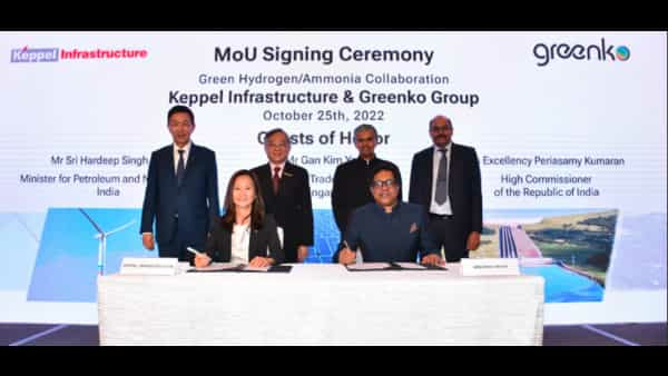 Greenko-Keppel Corp JV plans green ammonia exports…
