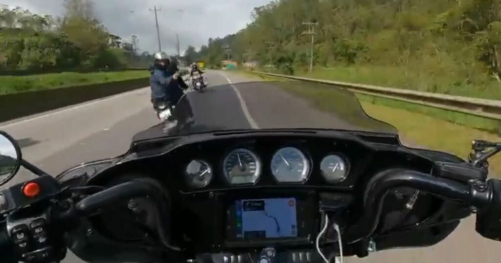 Biker survives being shot in the head after bullet…