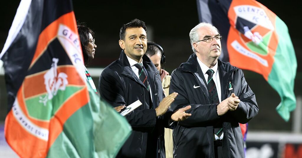 Glentoran owner Ali Pour ready for "the big one" as he…