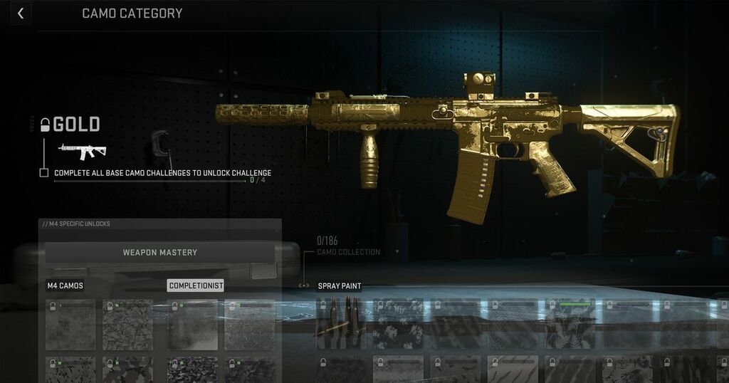 Gold Camo unlock guide for Call of Duty Modern Warfare…