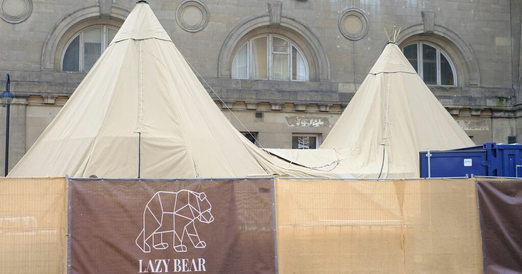 Newcastle Christmas 2022 Tipi pop-up bar Lazy Bear to…
