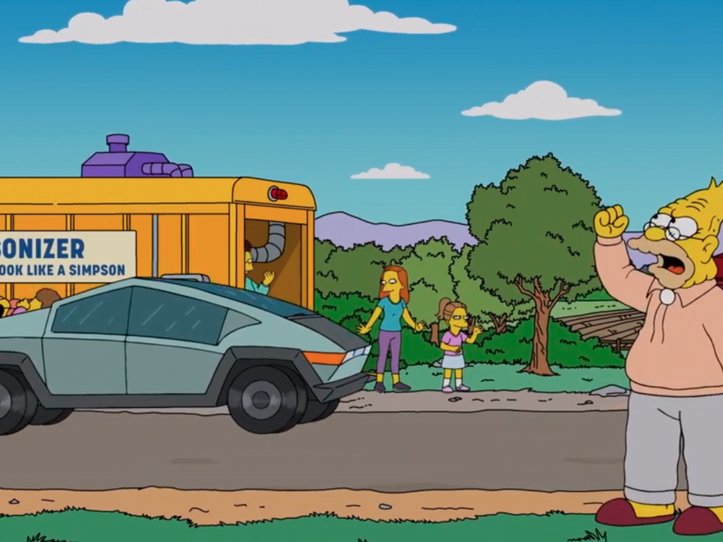 Tesla Cybertruck Featured On 'The Simpsons' Episode…