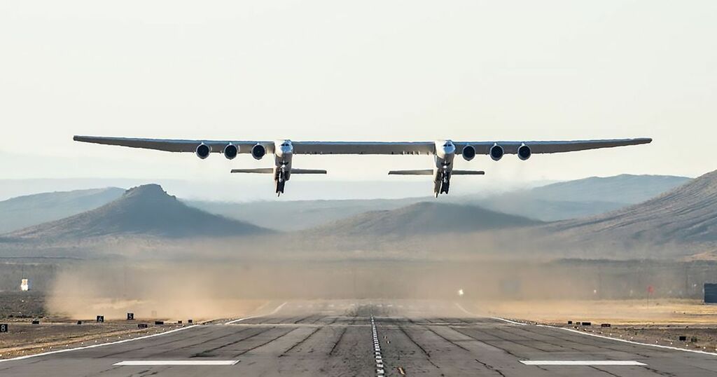 Largest plane in world seen carrying jet capable of…