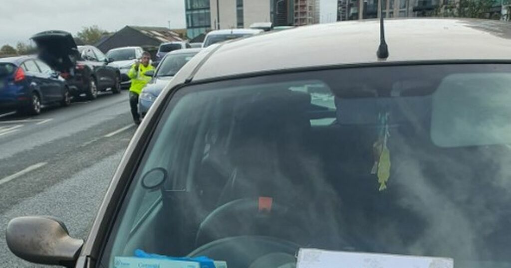 Car seized after bizarre sign found on windscreen in…