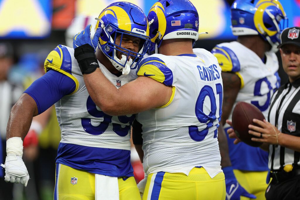 How do Rams have fewest pressures and 3rd-best…