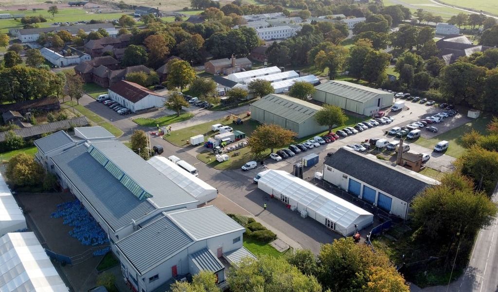 What is the Manston asylum centre?