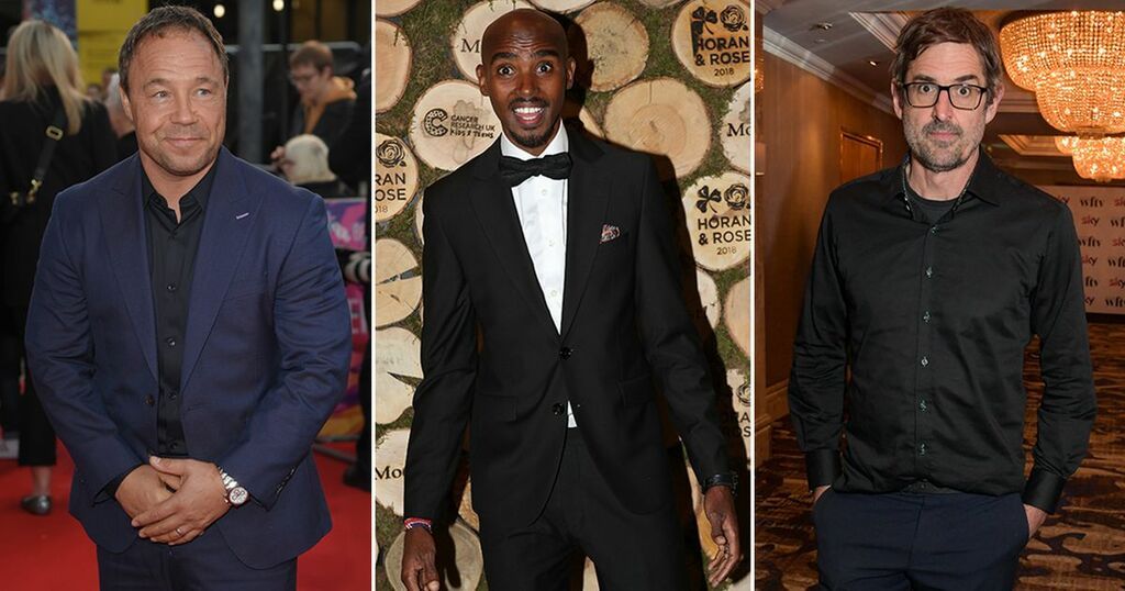 Sir Mo Farah, Louis Theroux and Stephen Graham…